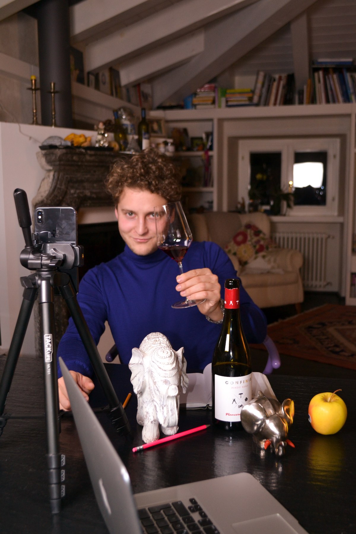 Felix Jermann was born to be wild about wine in Friuli Italy