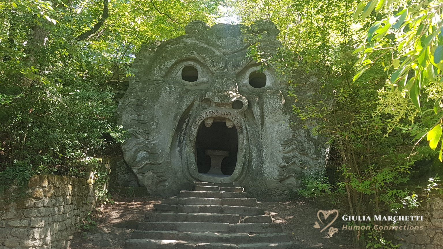 Visit Bomarzo and the Park of Monsters in central Italy near Rome.