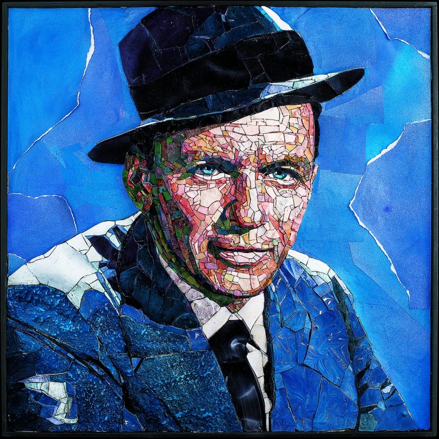 Italian American Icons Mosaic Portrait Exhibition in Miami Beach