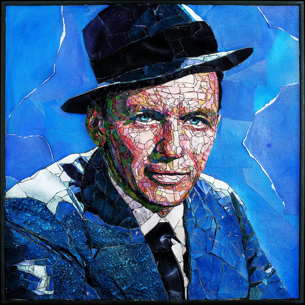 Italian American Icons Mosaic Portrait Exhibition in Miami Beach