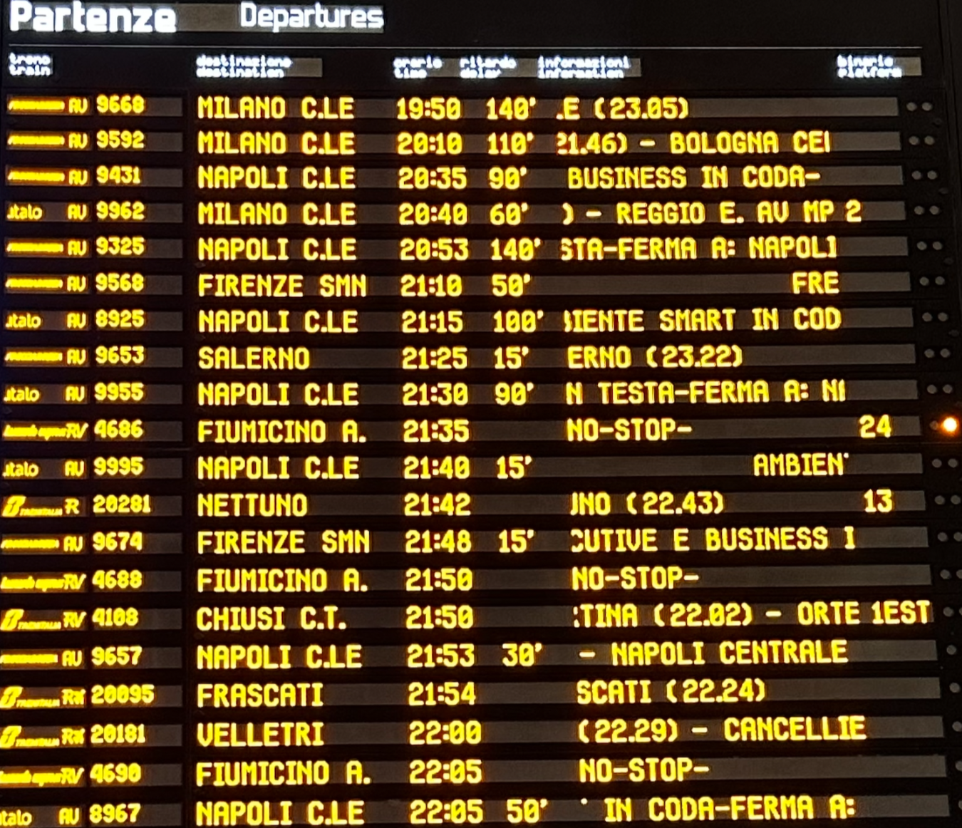 October Transport Strikes in Italy - Live in Italy Magazine