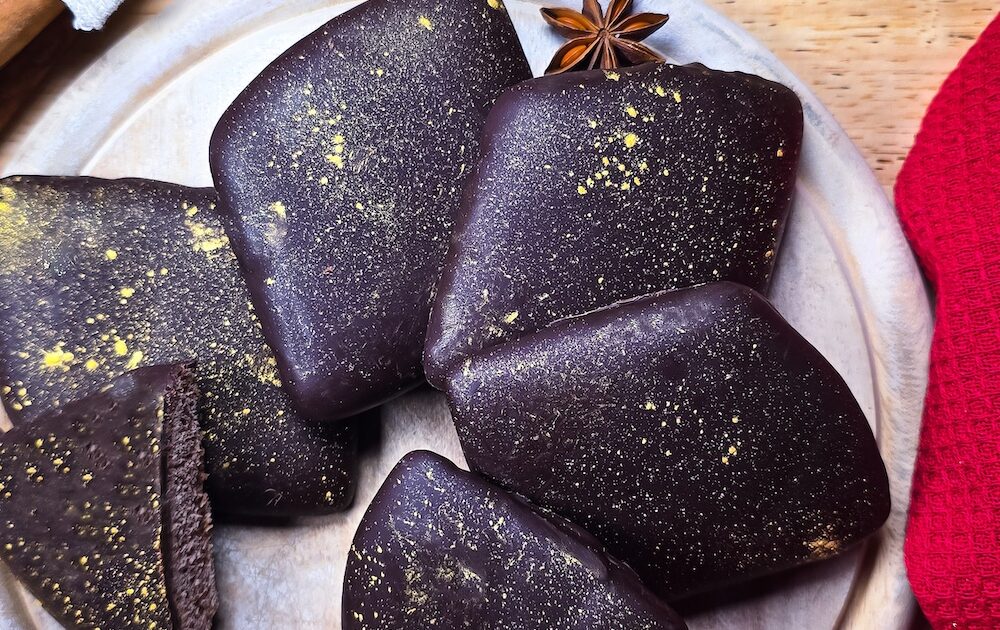 Mostaccioli: Italian Christmas Recipe with Chocolate and Star Anise